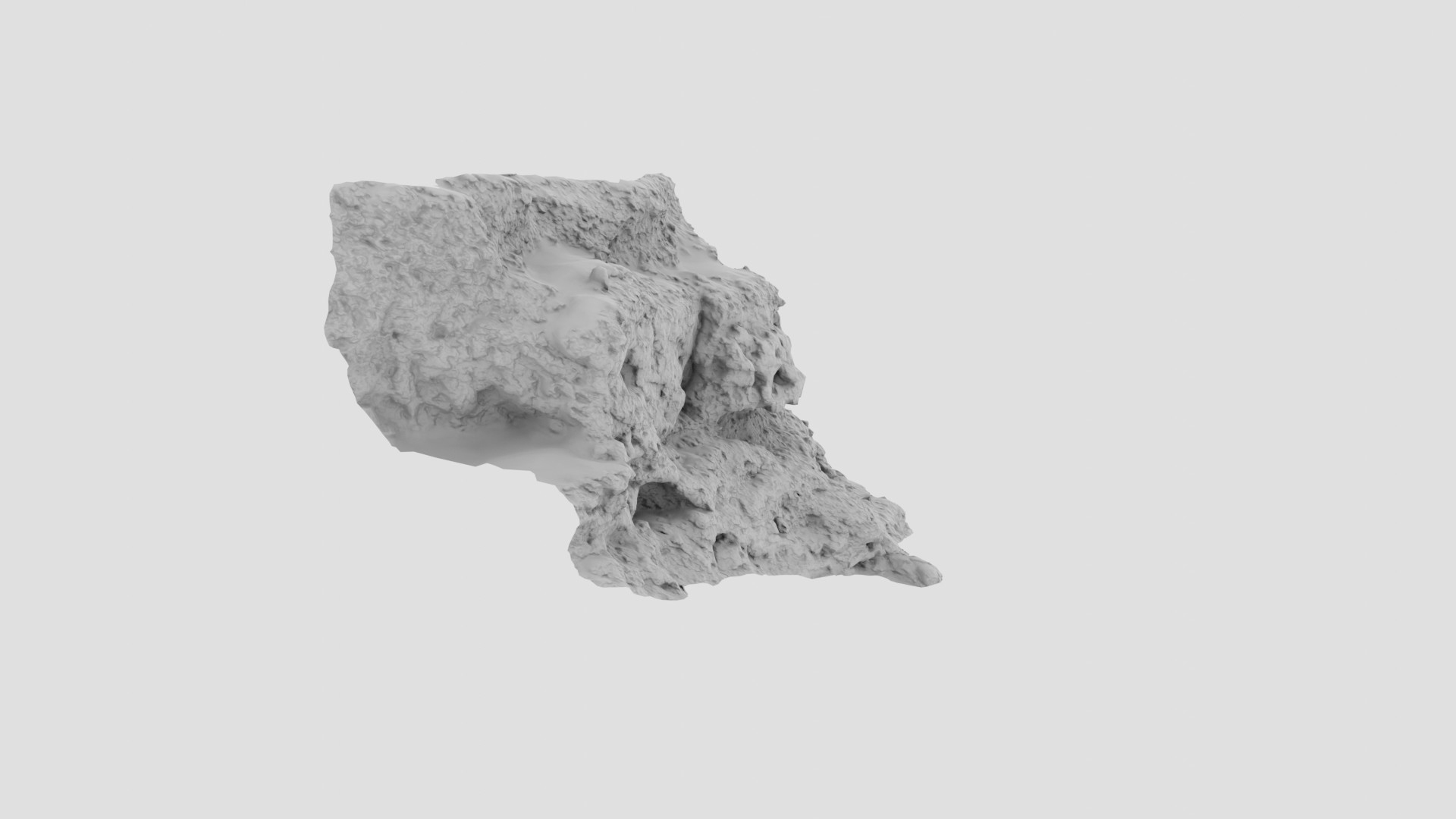 Riverbed Canyon Cliff Scan 02 3D Model - TurboSquid 2051298