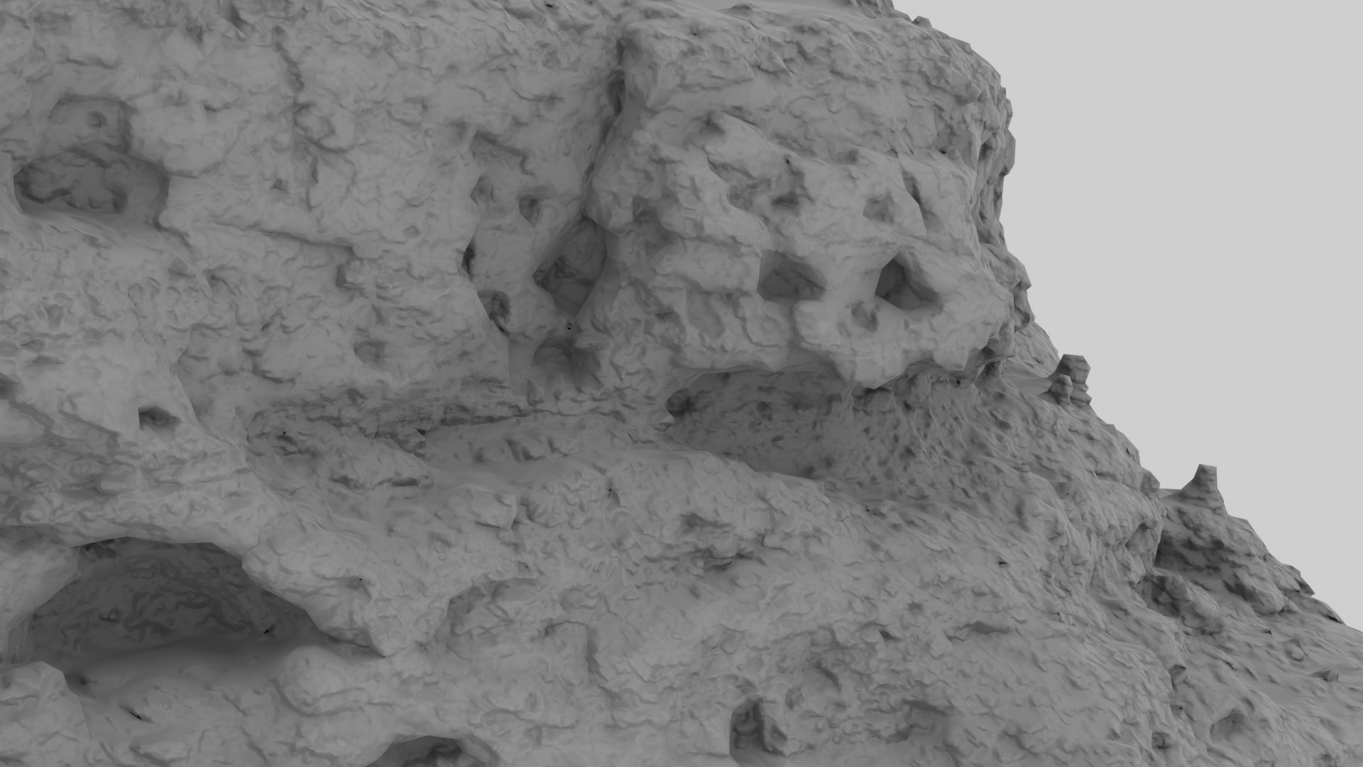 Riverbed Canyon Cliff Scan 02 3D Model - TurboSquid 2051298