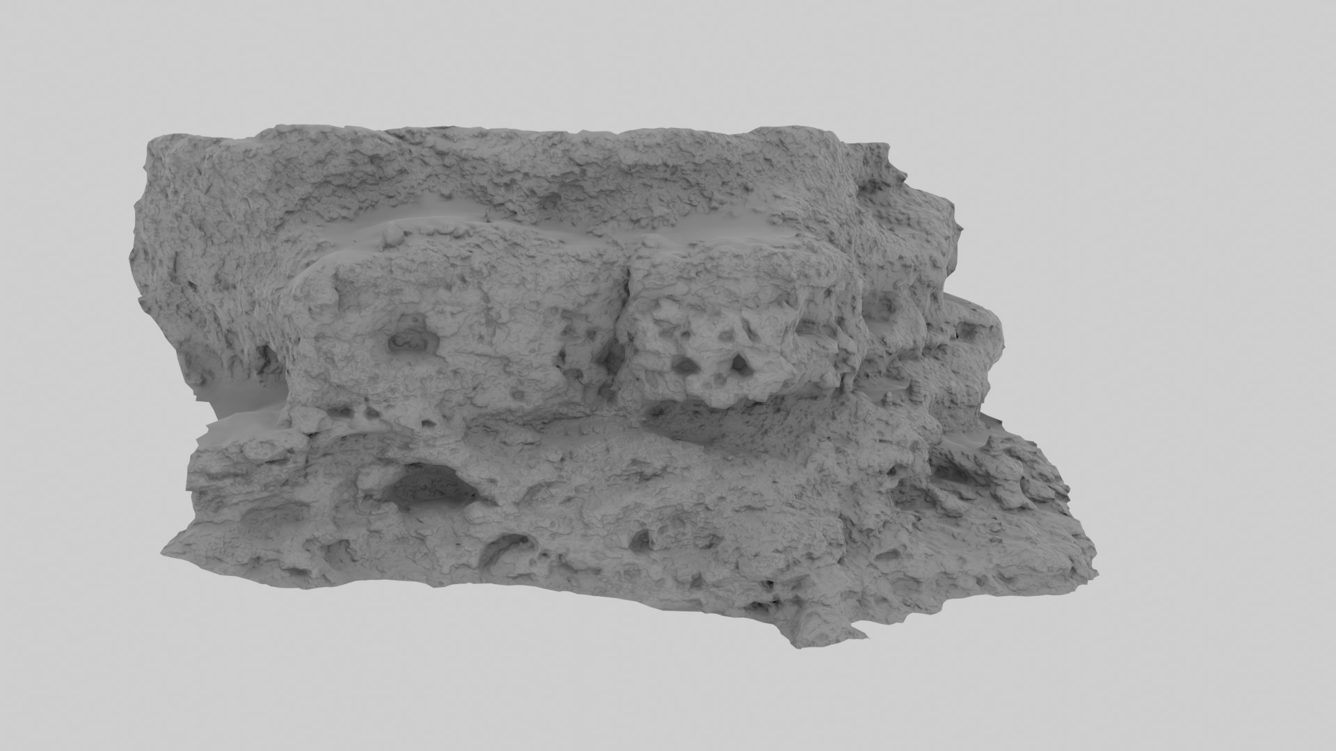 Riverbed Canyon Cliff Scan 02 3D Model - TurboSquid 2051298