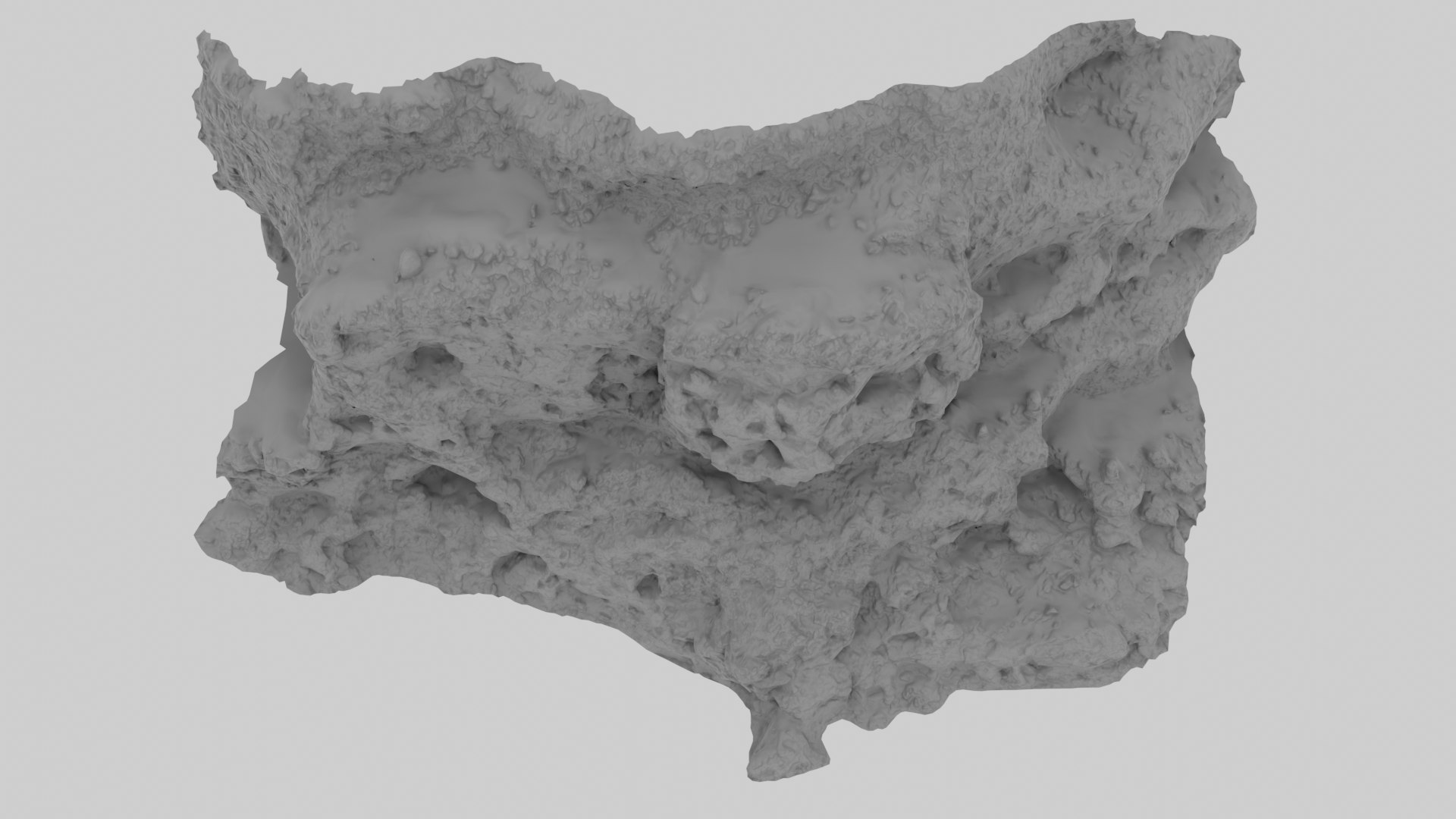 Riverbed Canyon Cliff Scan 02 3D Model - TurboSquid 2051298