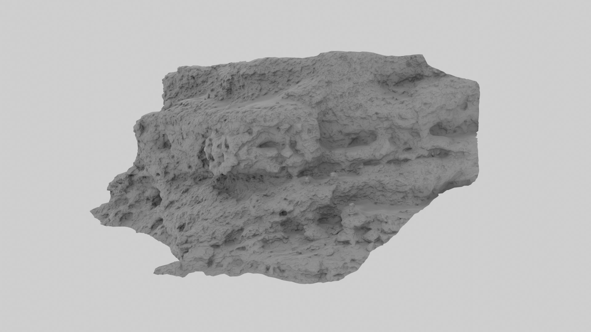 Riverbed Canyon Cliff Scan 02 3D Model - TurboSquid 2051298