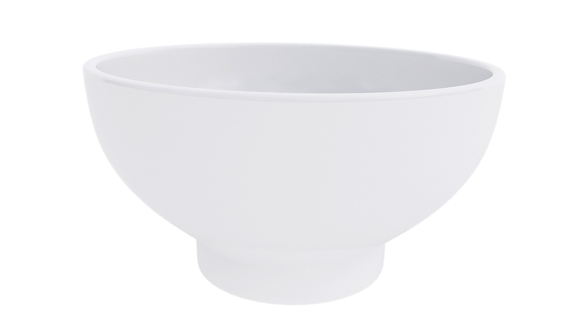 3D White Bowl Model - TurboSquid 1948439