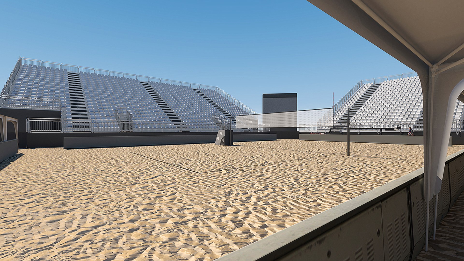 3D Model Arena Volley Beach - TurboSquid 1694456