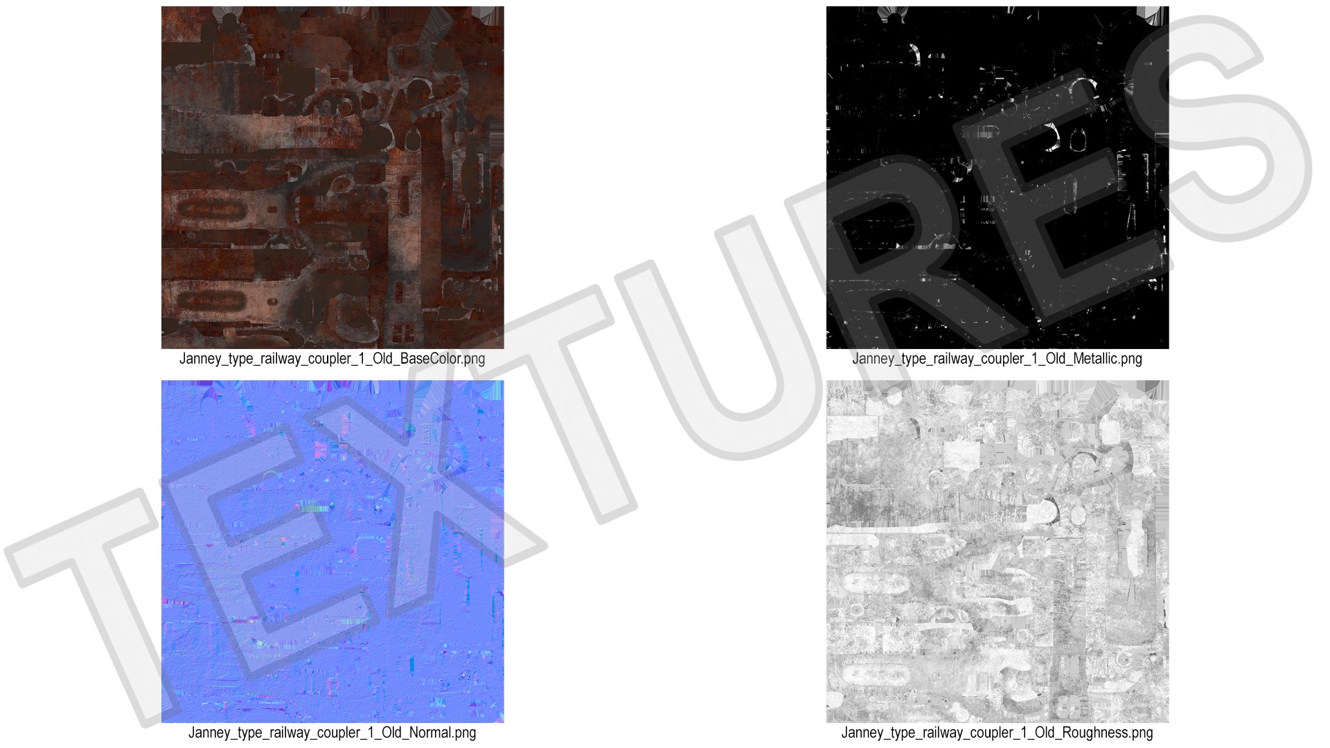 3D Railroad Coupler AAR Type E Rusty - TurboSquid 2307838
