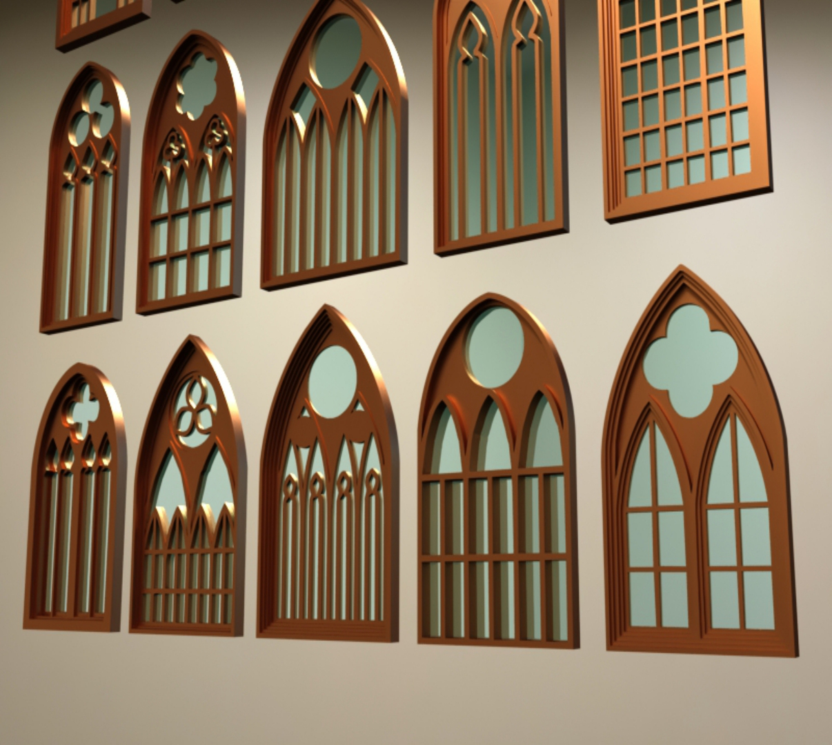 Gothic Windows Collections 3D - TurboSquid 1761444
