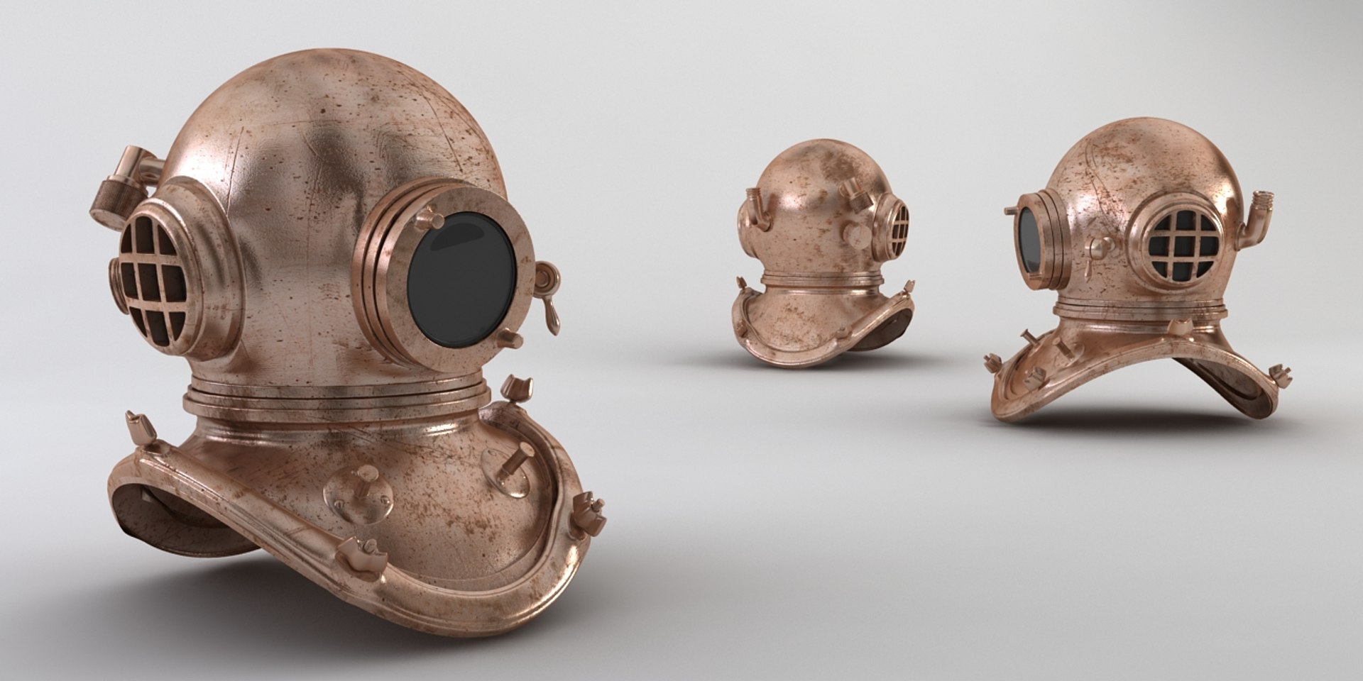 Diving Helmet 3D Model - TurboSquid 1358598
