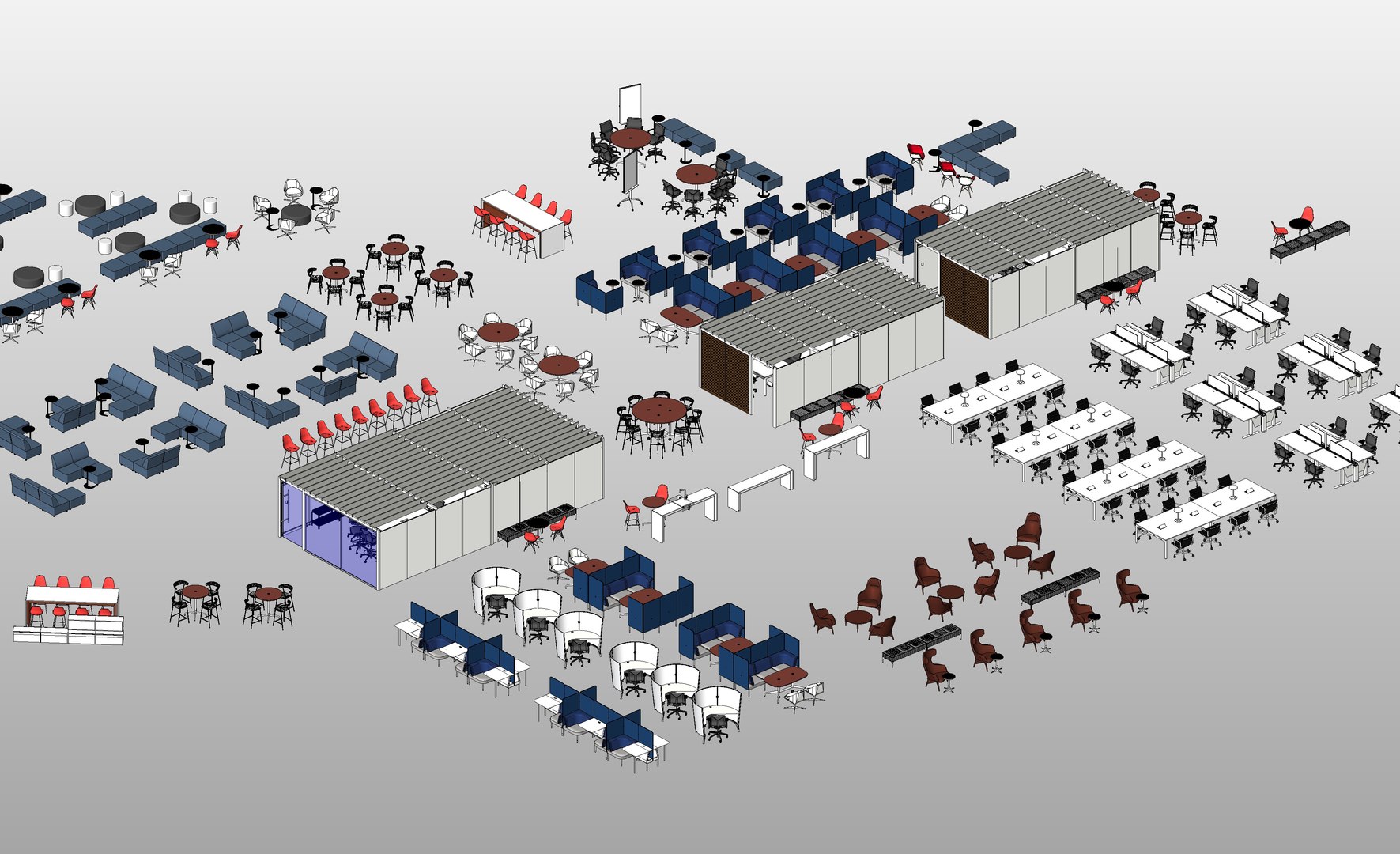 INTERIOR DECORATION FURNITURE PACK 3D Model - TurboSquid 2040724