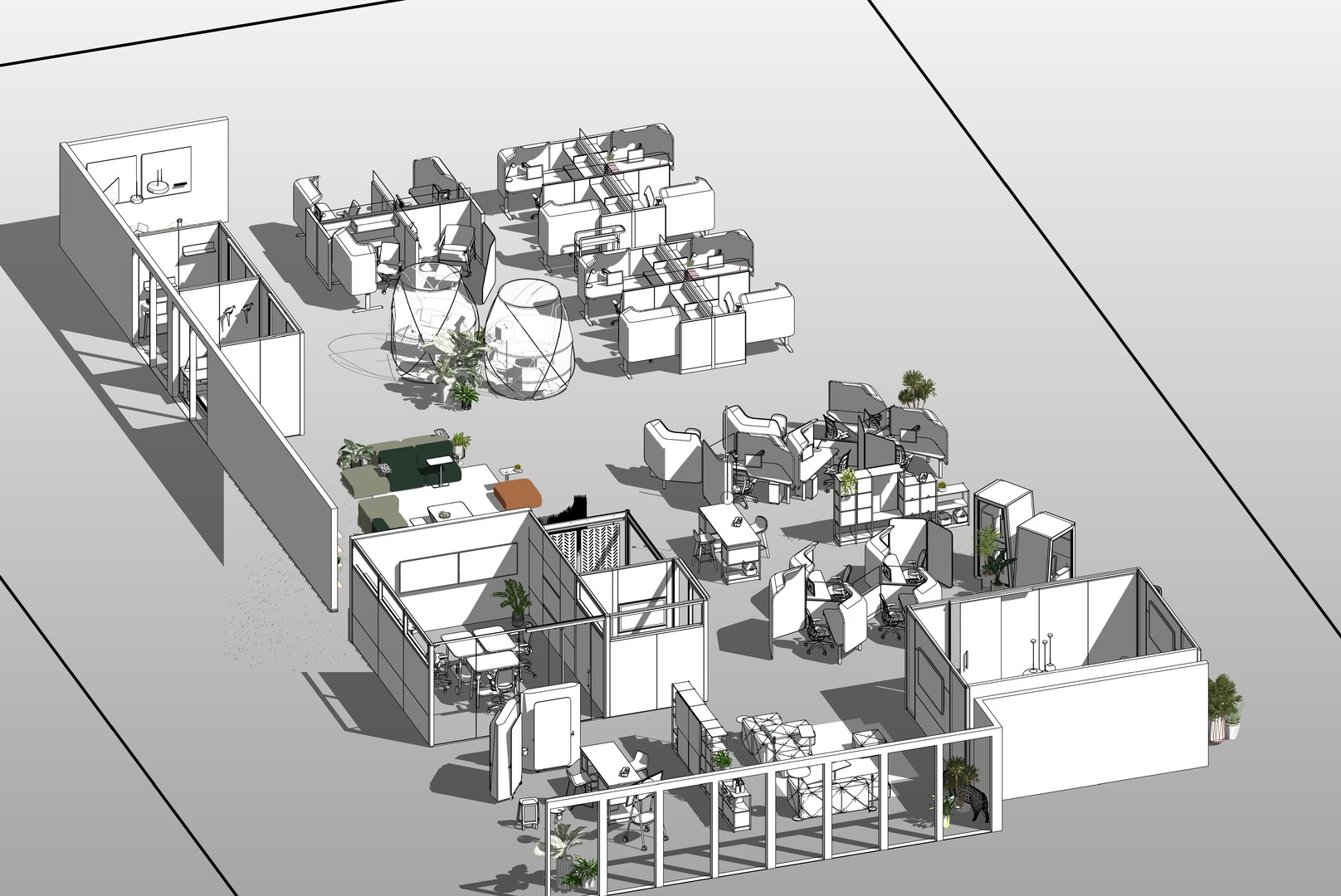 INTERIOR DECORATION FURNITURE PACK 3D Model - TurboSquid 2040724