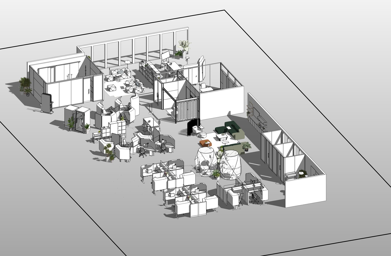 INTERIOR DECORATION FURNITURE PACK 3D Model - TurboSquid 2040724