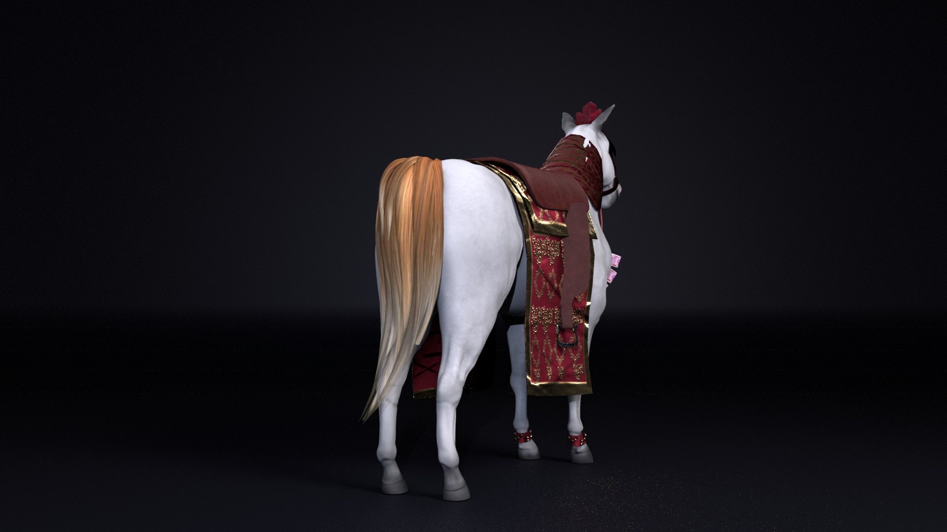 3D Indian Wedding Horse Rigged Model - TurboSquid 1617759