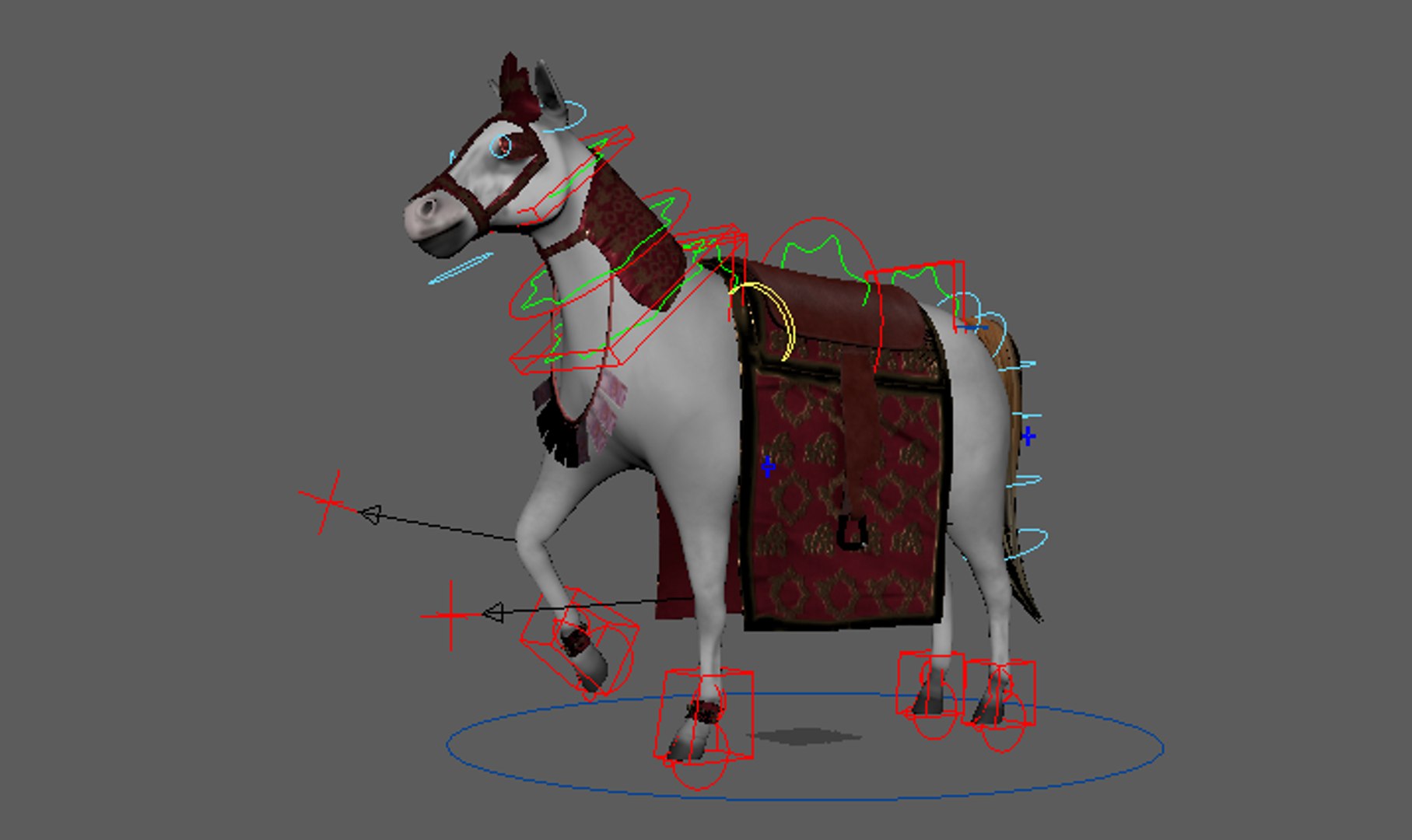 3D Indian Wedding Horse Rigged Model - TurboSquid 1617759