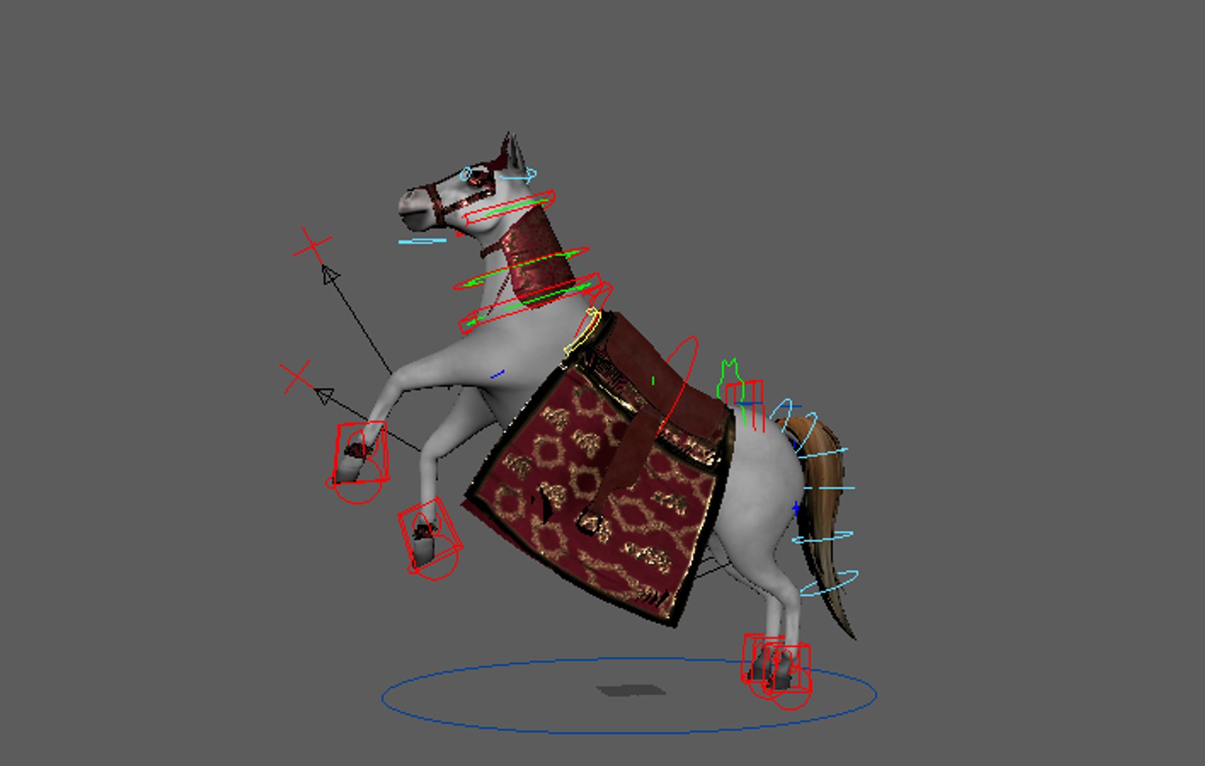3D Indian Wedding Horse Rigged Model - TurboSquid 1617759