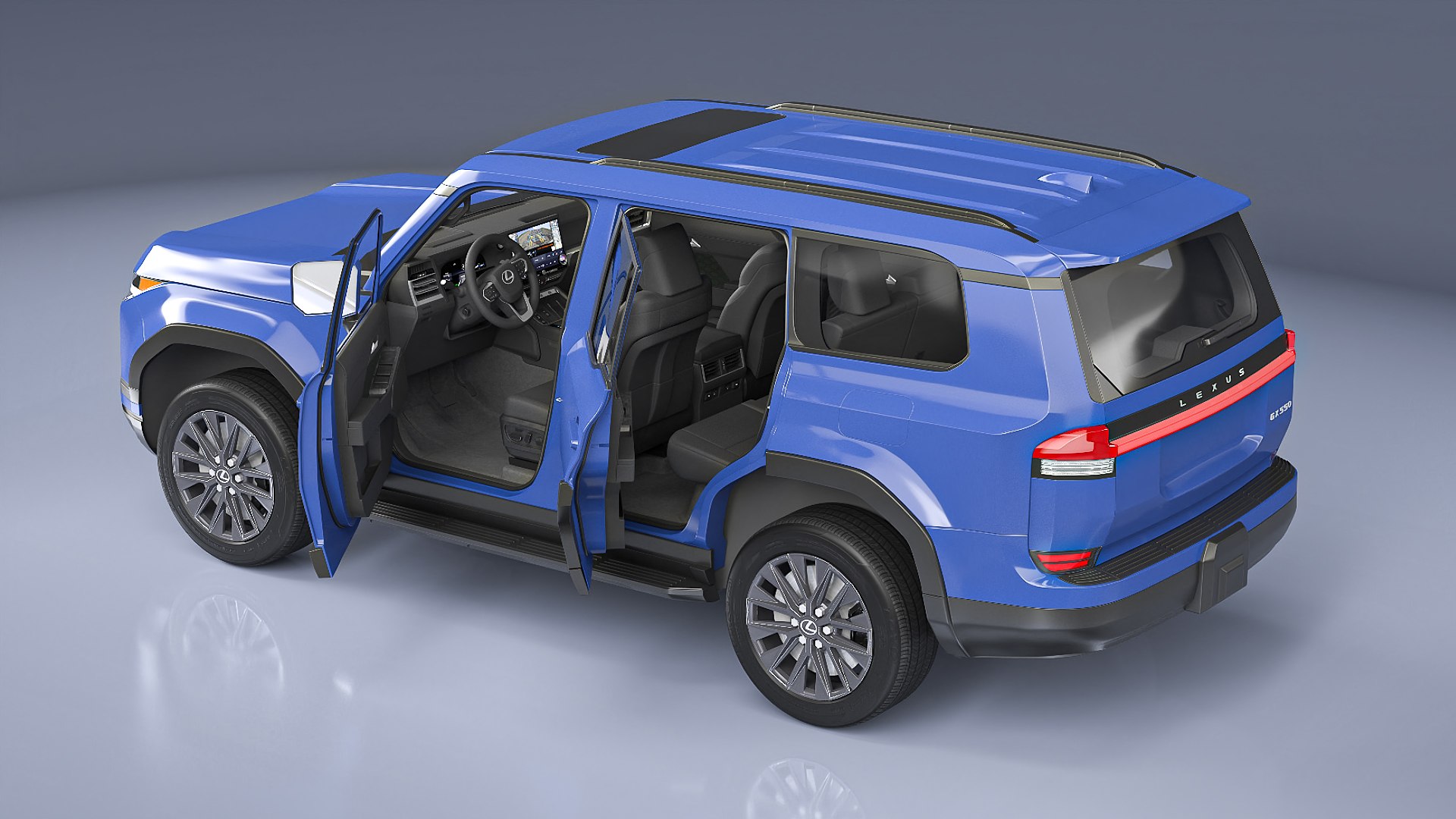 Lexus GX 550 SUV Nightfall Mica Blue 3D - TurboSquid 2327341