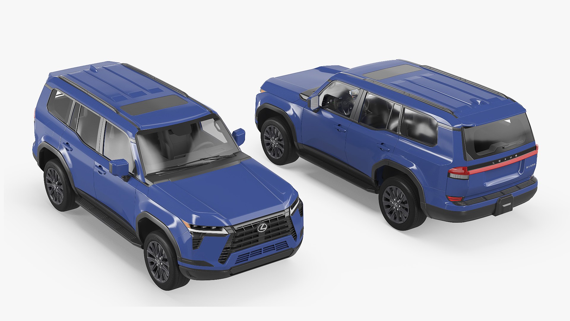 Lexus GX 550 SUV Nightfall Mica Blue 3D - TurboSquid 2327341