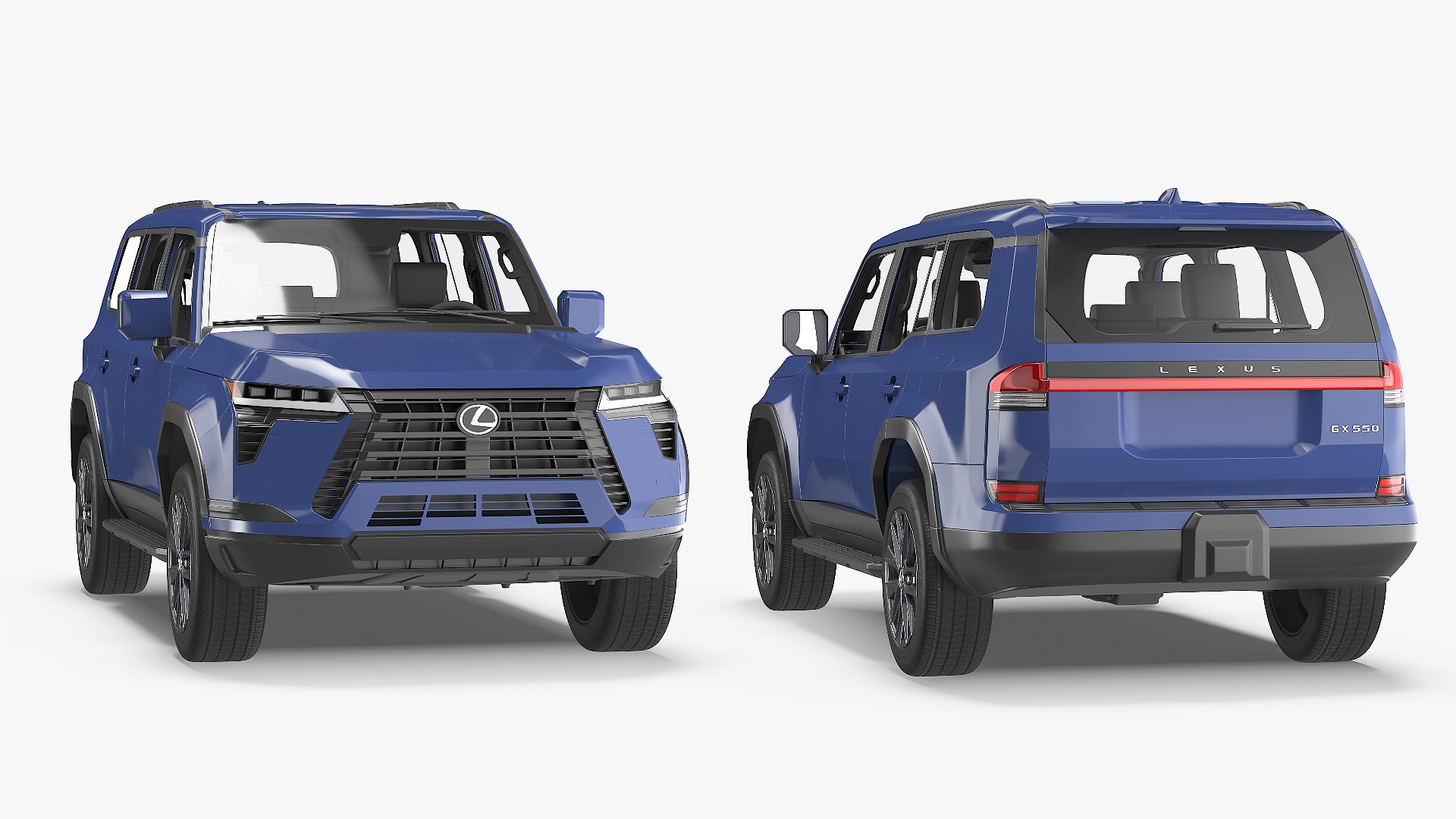 Lexus GX 550 SUV Nightfall Mica Blue 3D - TurboSquid 2327341