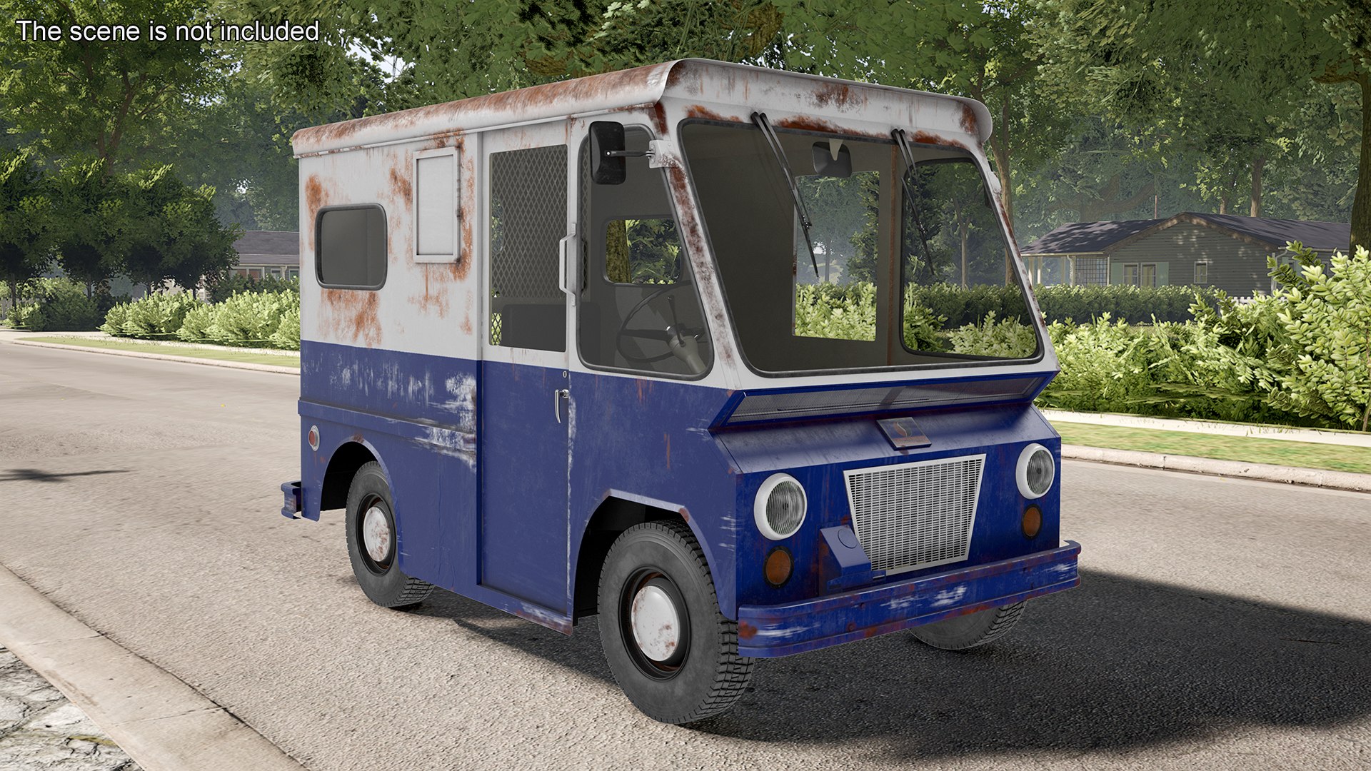 3D 1963 Studebaker ZIP Van Aged - TurboSquid 2052595