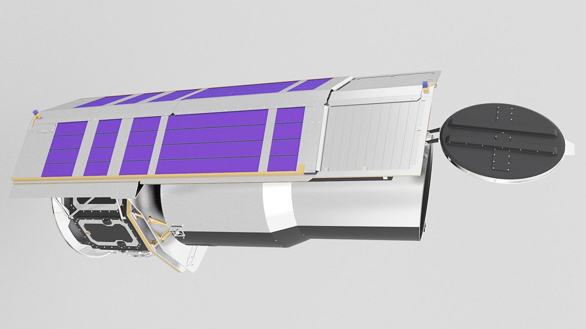 3D Telescope Scope Spitzer Model - TurboSquid 1529482
