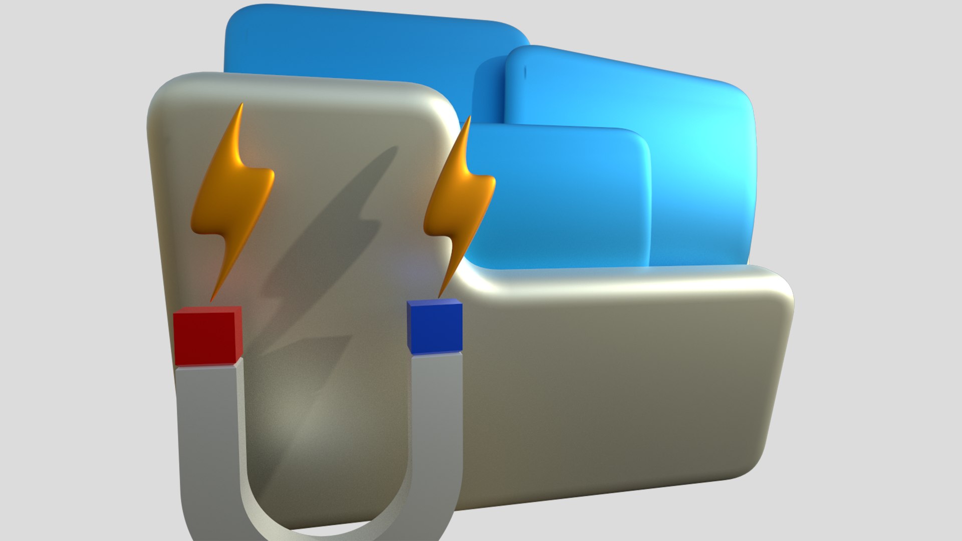 3D File Folder 3D Low Poly Icon Model - TurboSquid 1908565