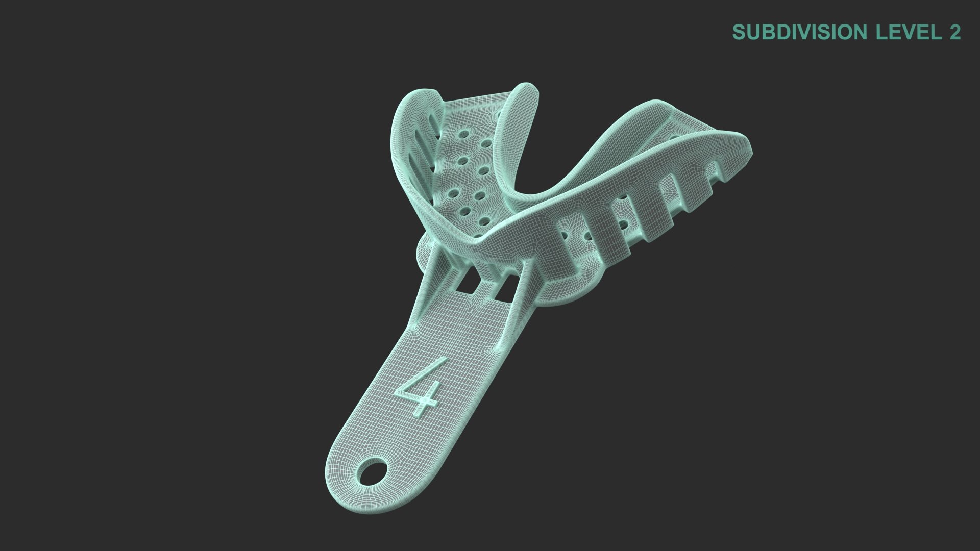 3D Dental Impression Tray Model - TurboSquid 2195256