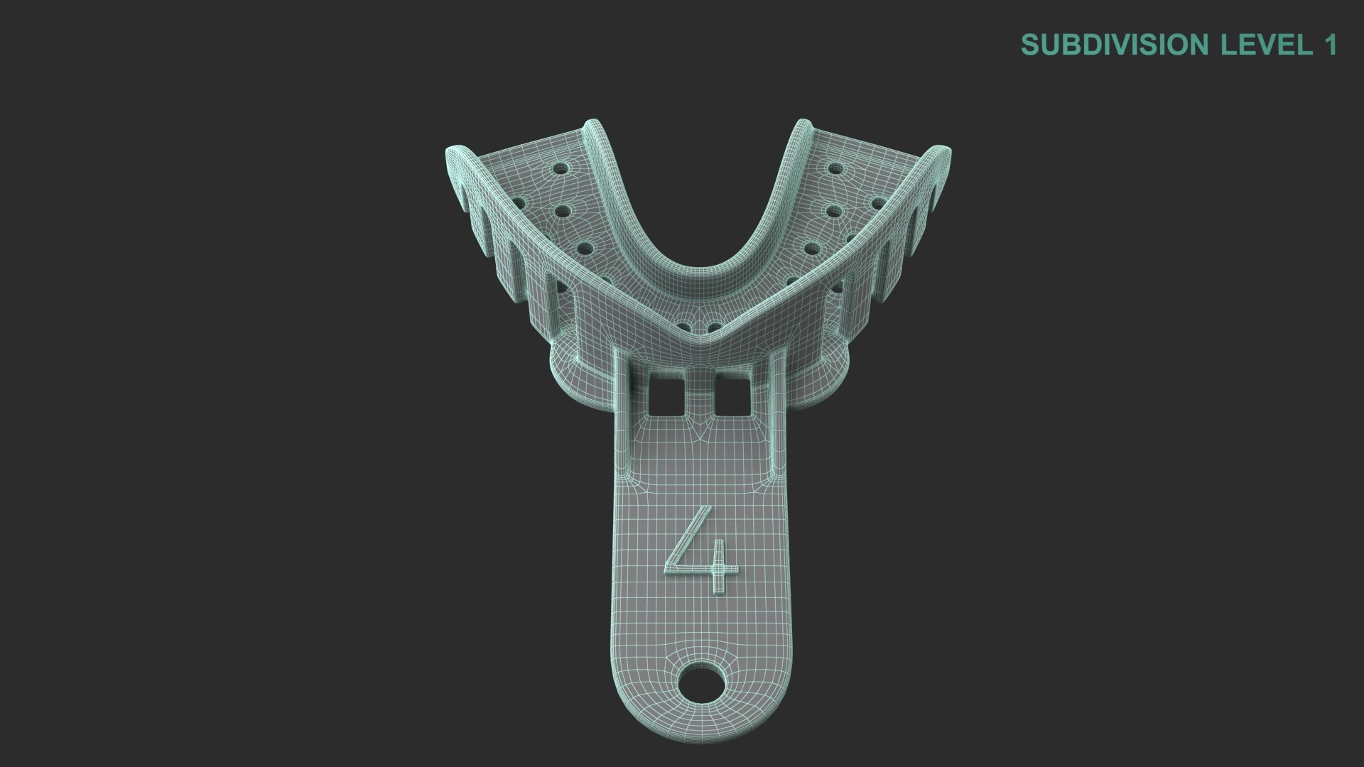 3D Dental Impression Tray Model - TurboSquid 2195256