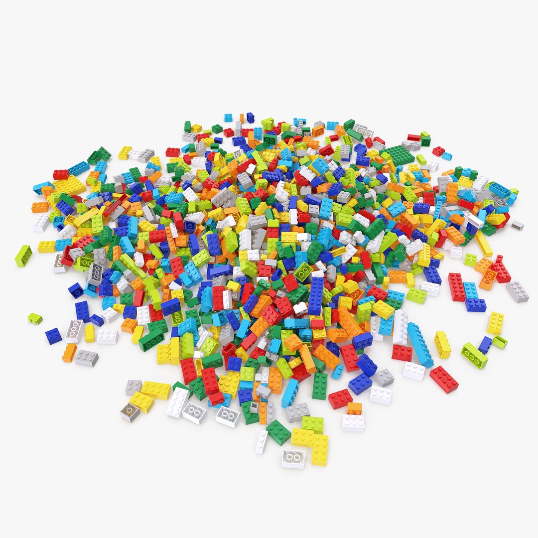 Lego Bricks 3D Model - TurboSquid 1355731