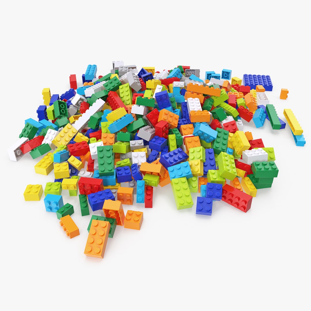 Lego Bricks 3D Model - TurboSquid 1355731