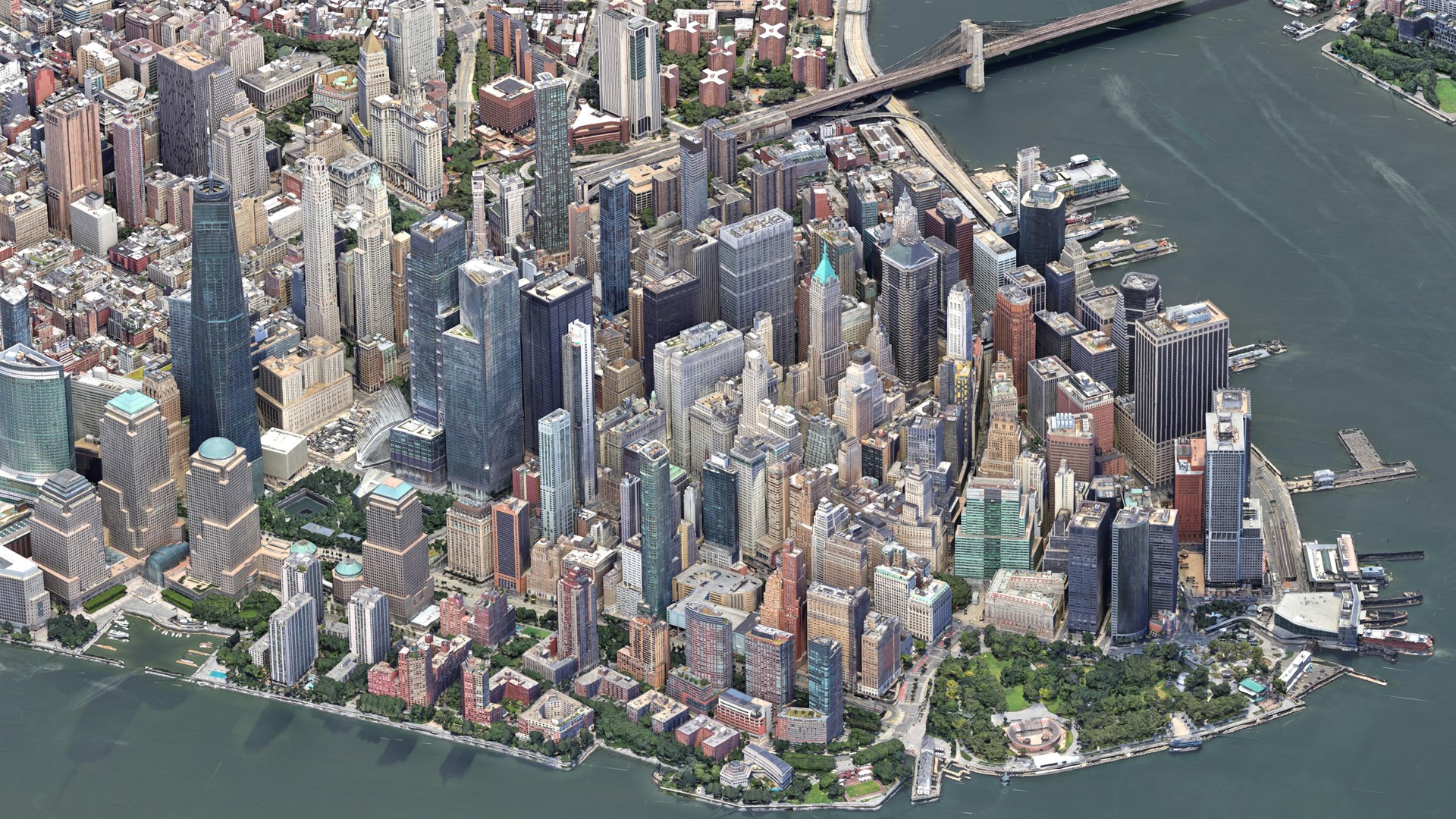 Lower Manhattan 3D Model - TurboSquid 2373176