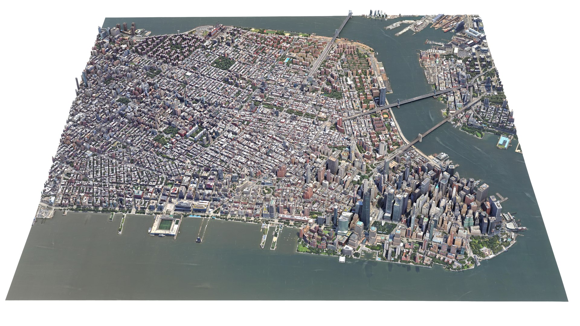 Lower Manhattan 3D Model - TurboSquid 2373176