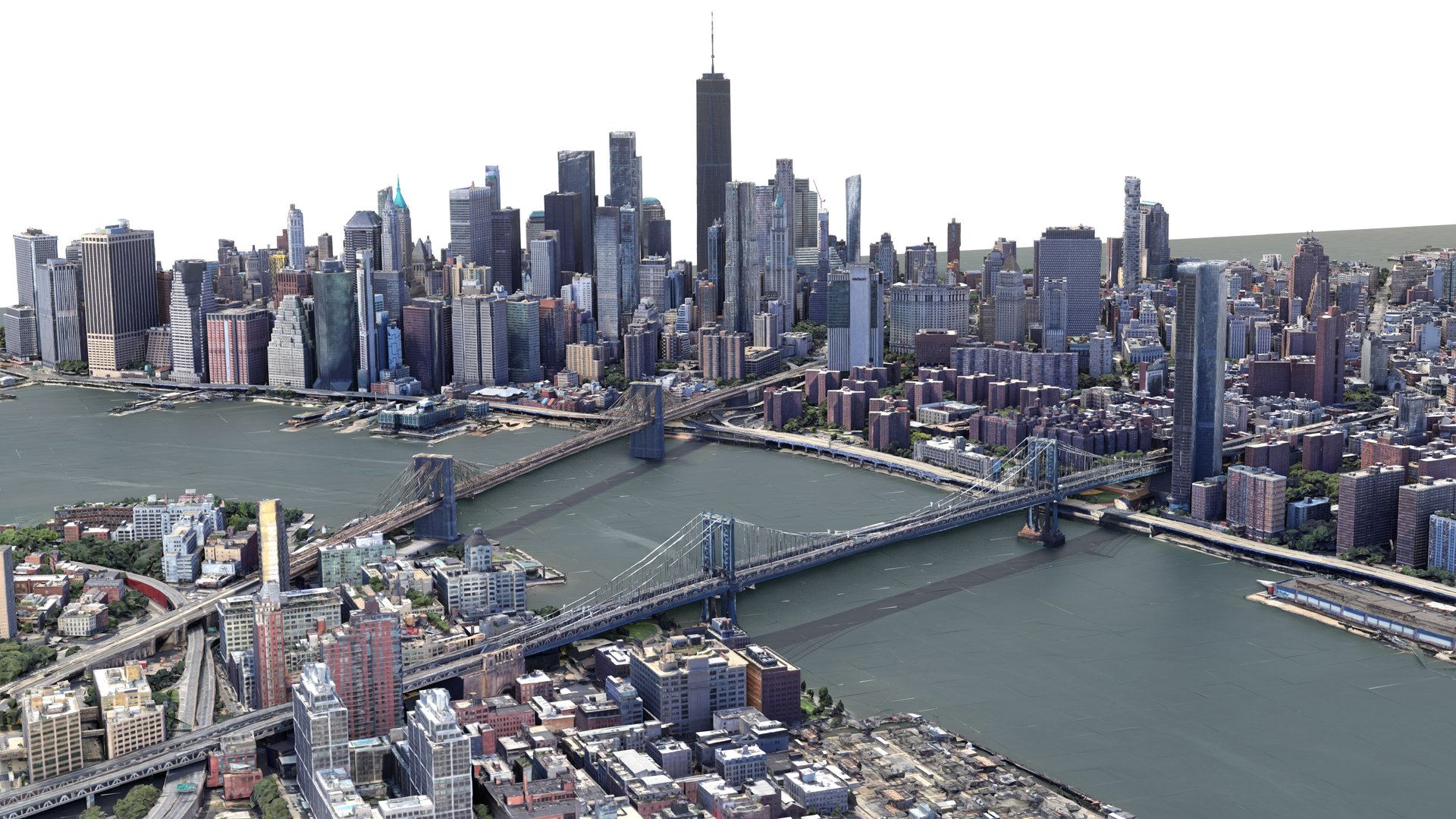 Lower Manhattan 3D Model - TurboSquid 2373176