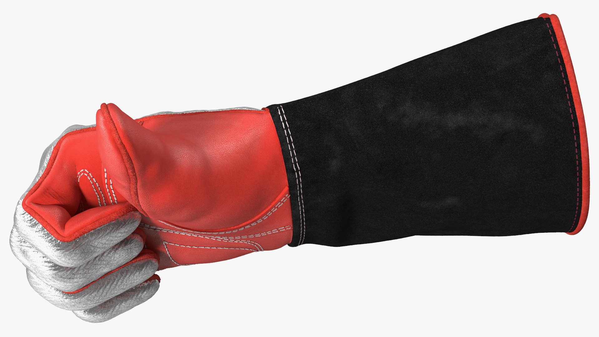 3D Model Rigged Heavy Duty Safety Gloves Collection For Modo ...