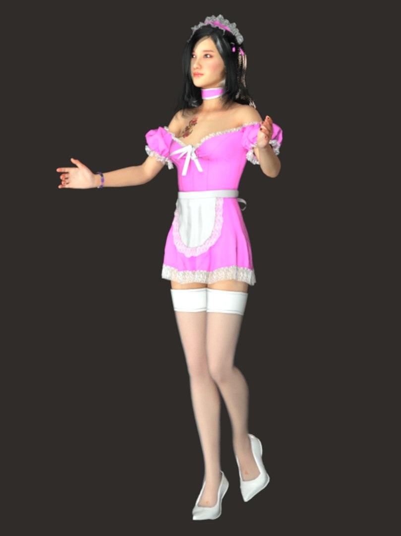 3D Realistic Rigged Style China Woman-Agile Character 3D Model Model - TurboSquid 2218665