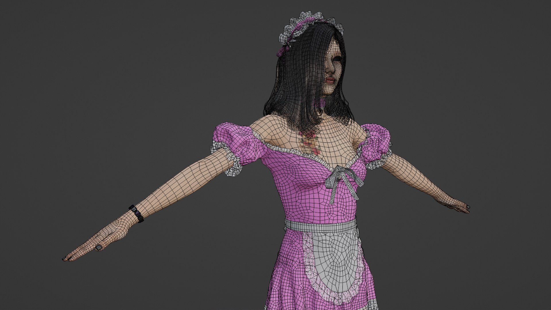 3D Realistic Rigged Style China Woman-Agile Character 3D Model Model ...