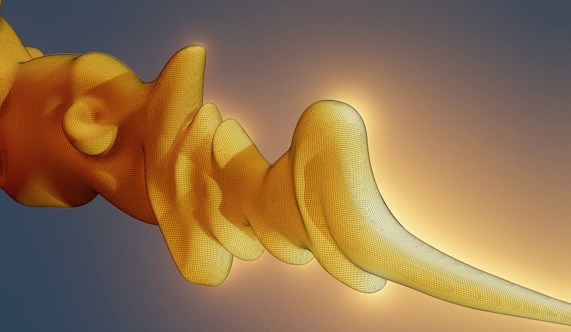 3D Model Miniature Flamethrower Flame - TurboSquid 2253267