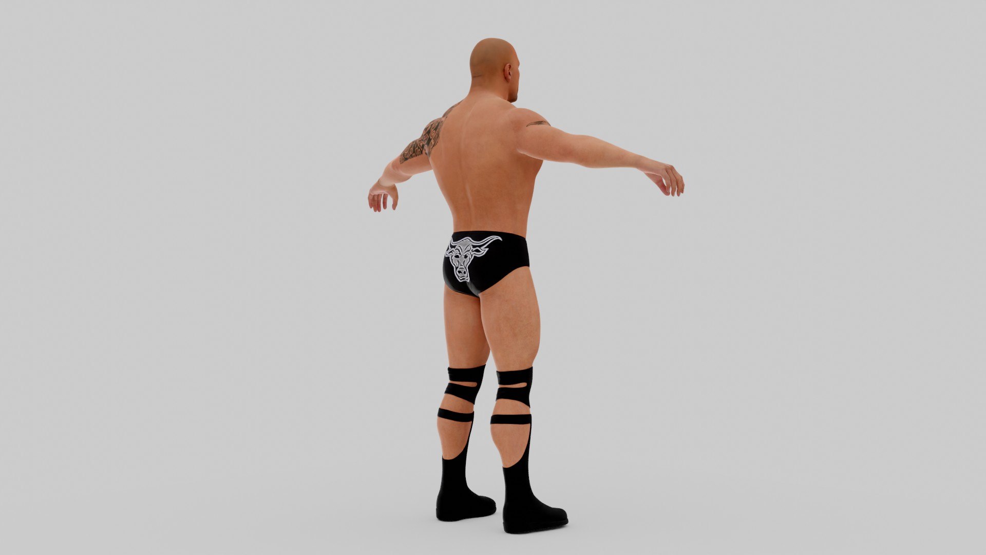 3D The Rock WWE Champion model - TurboSquid 2116155