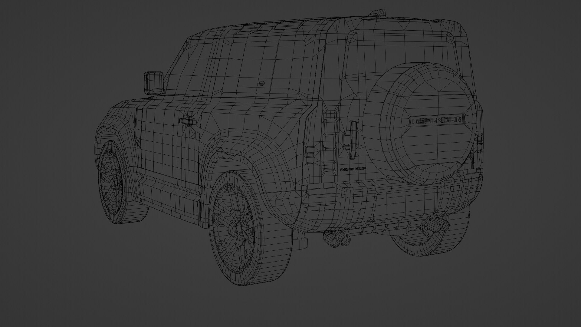 Land Rover Defender 90 3D Model - TurboSquid 2360444