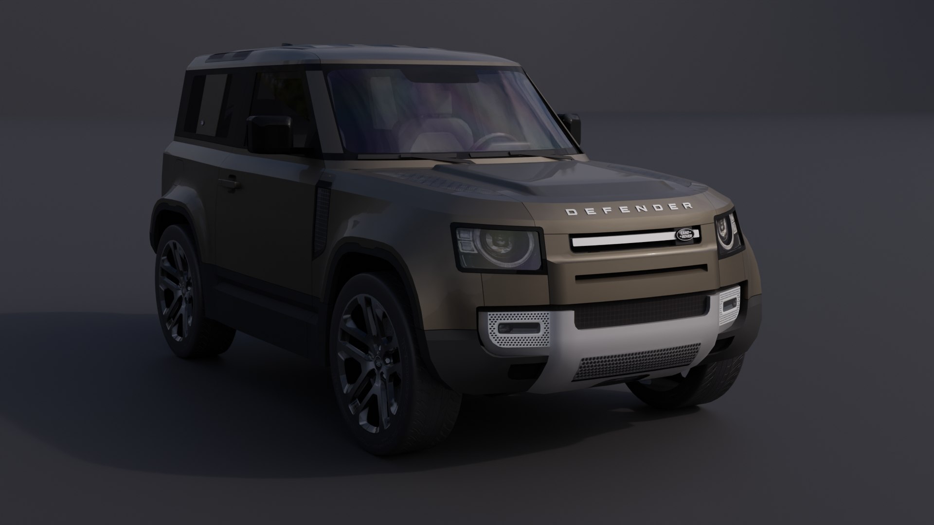 Land Rover Defender 90 3D Model - TurboSquid 2360444
