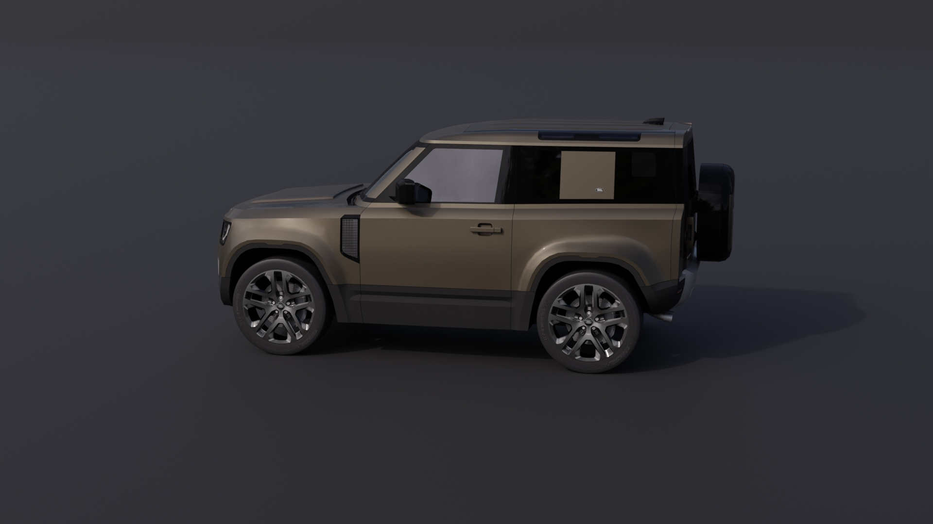 Land Rover Defender 90 3D Model - TurboSquid 2360444