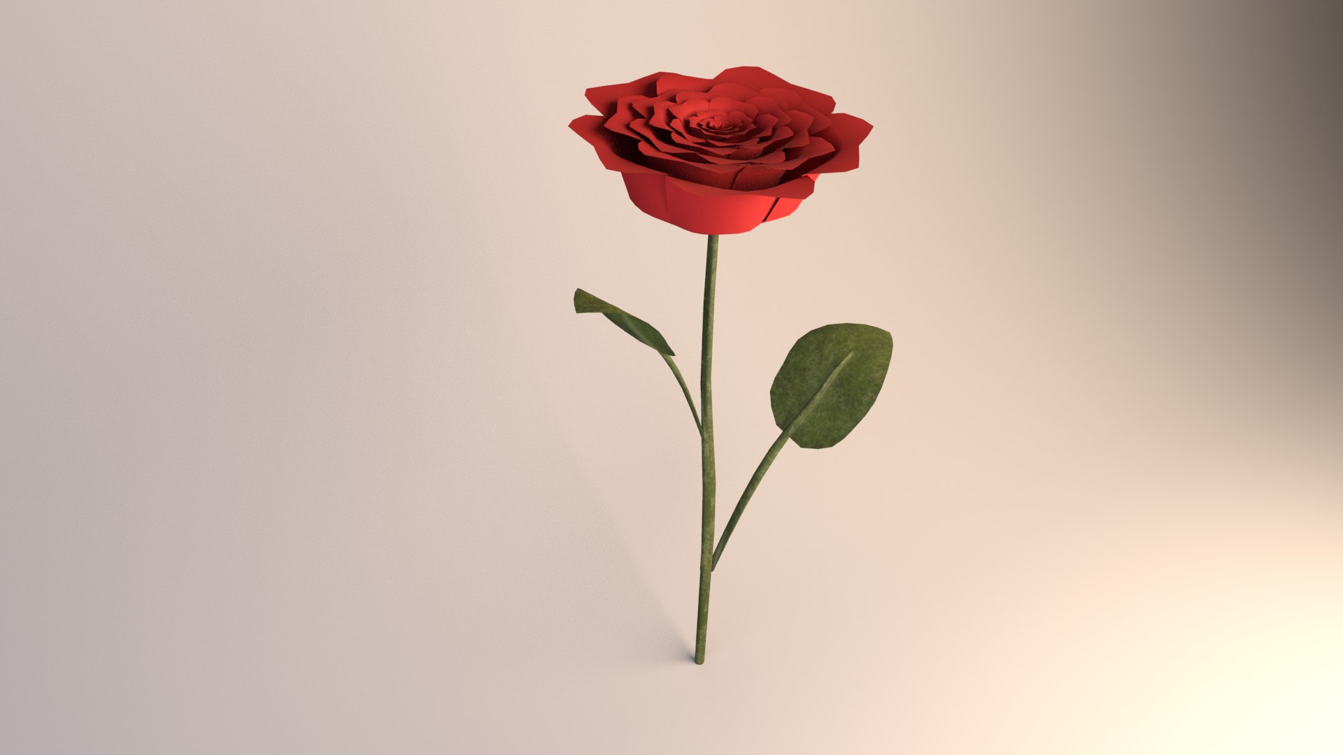 Free Red Rose 3D Model - TurboSquid 1576847