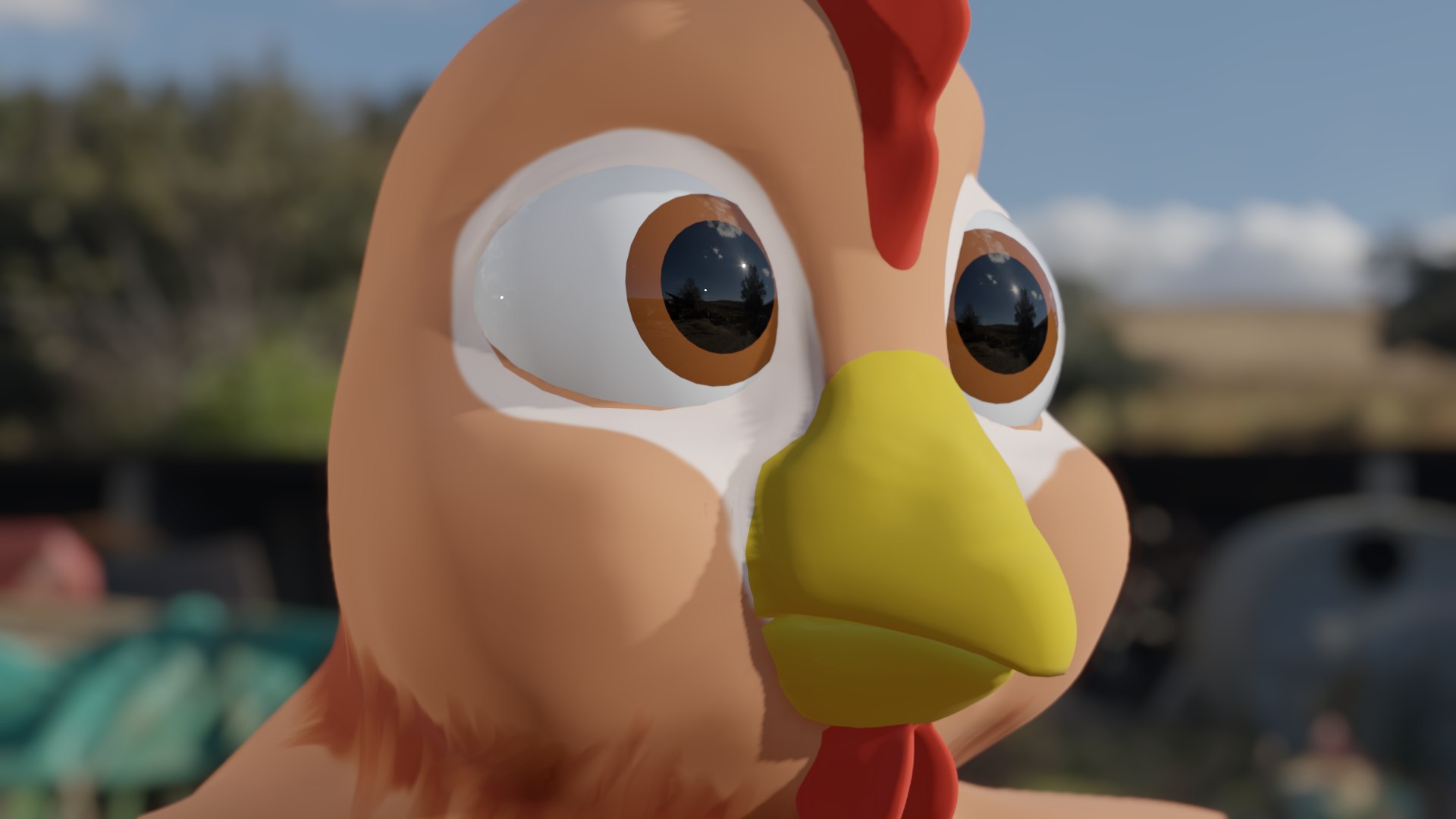 3D Chicken Pia - No Rig - TurboSquid 2340101