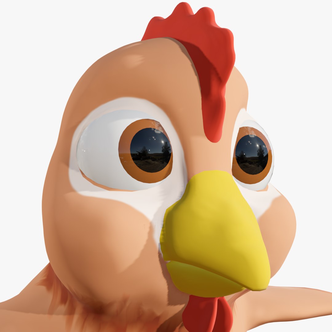 3D Chicken Pia - No Rig - TurboSquid 2340101