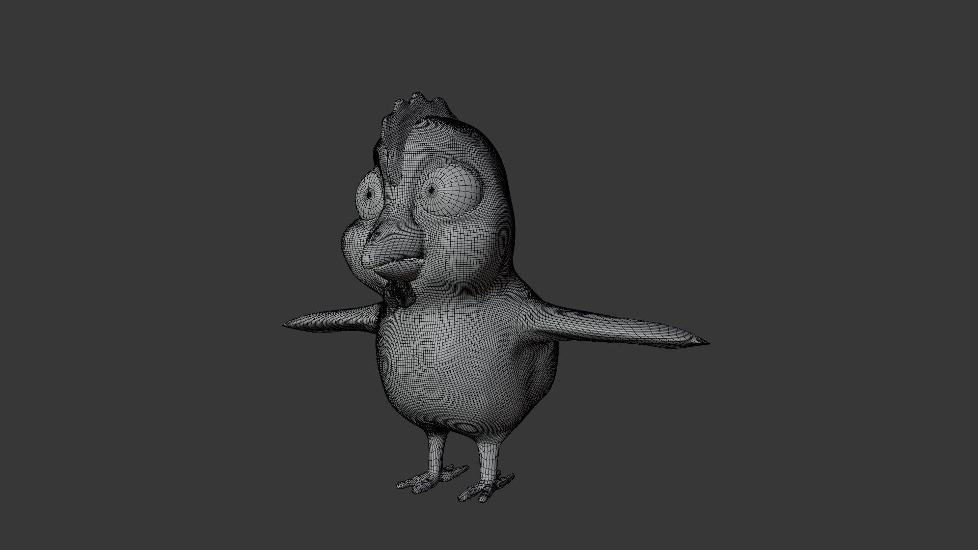 3D Chicken Pia - No Rig - TurboSquid 2340101
