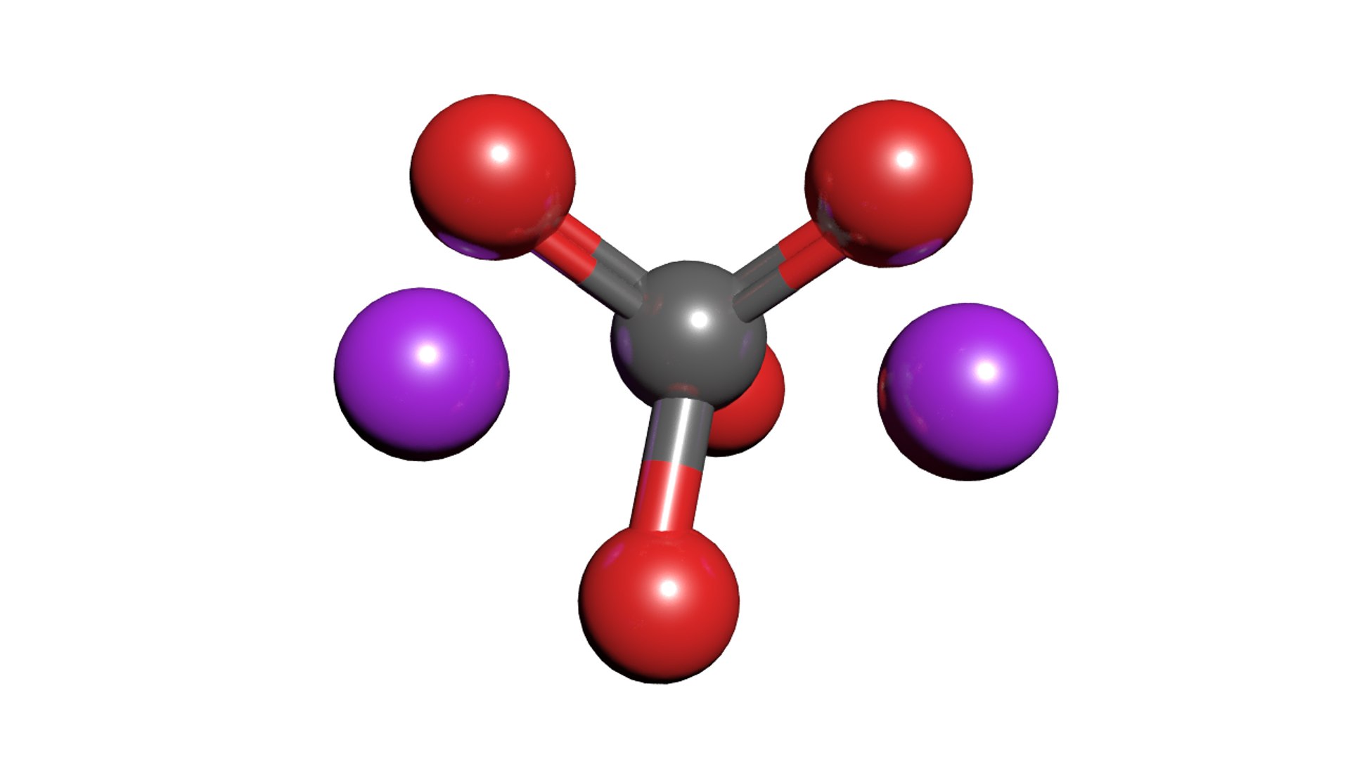 3D Potassium Chromate Molecule K2cro4 - TurboSquid 1426460