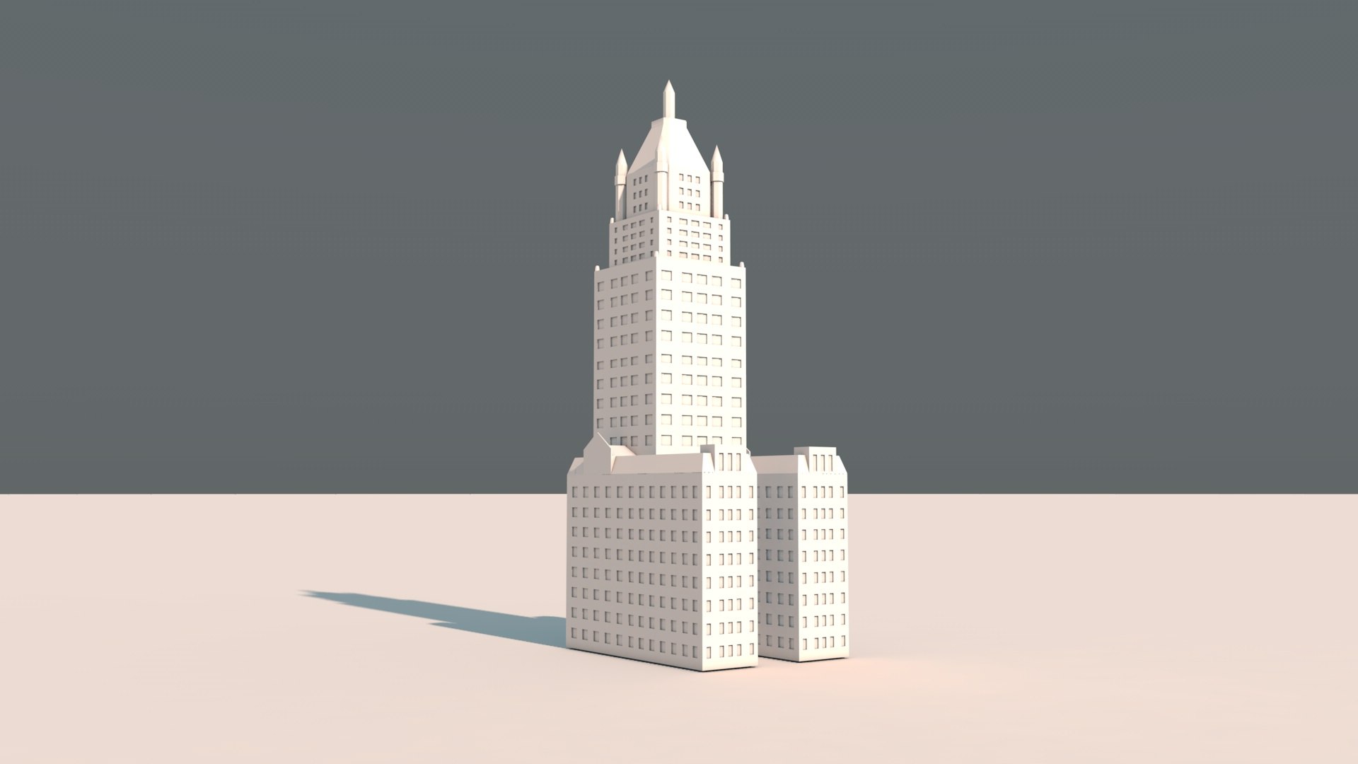 3D Model Woolworth NewYork City - TurboSquid 1935632