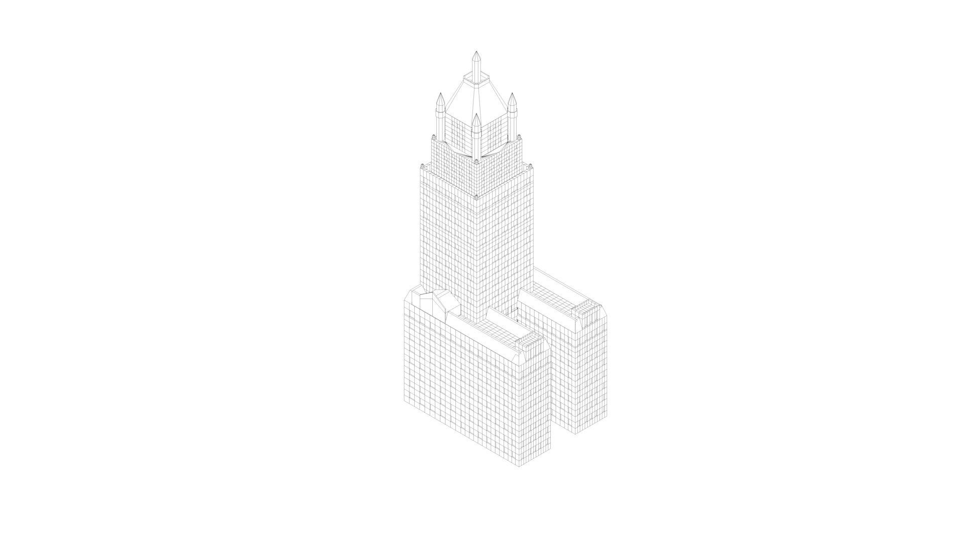 3D Model Woolworth NewYork City - TurboSquid 1935632