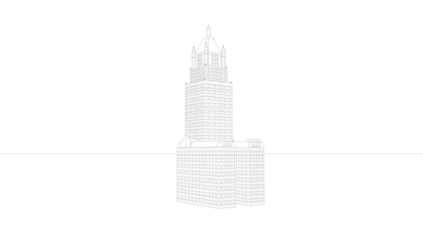 modelo 3d Woolworth Nueva York - TurboSquid 1935632