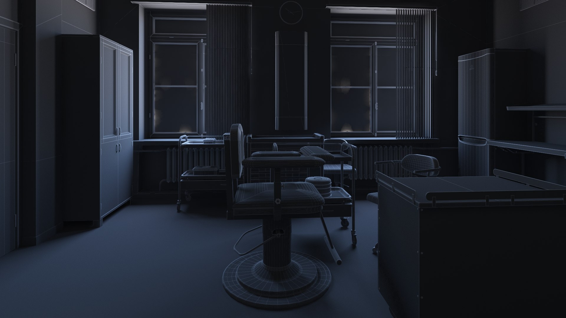 3D Medical Phlebotomy Room 1 Model - TurboSquid 2013139