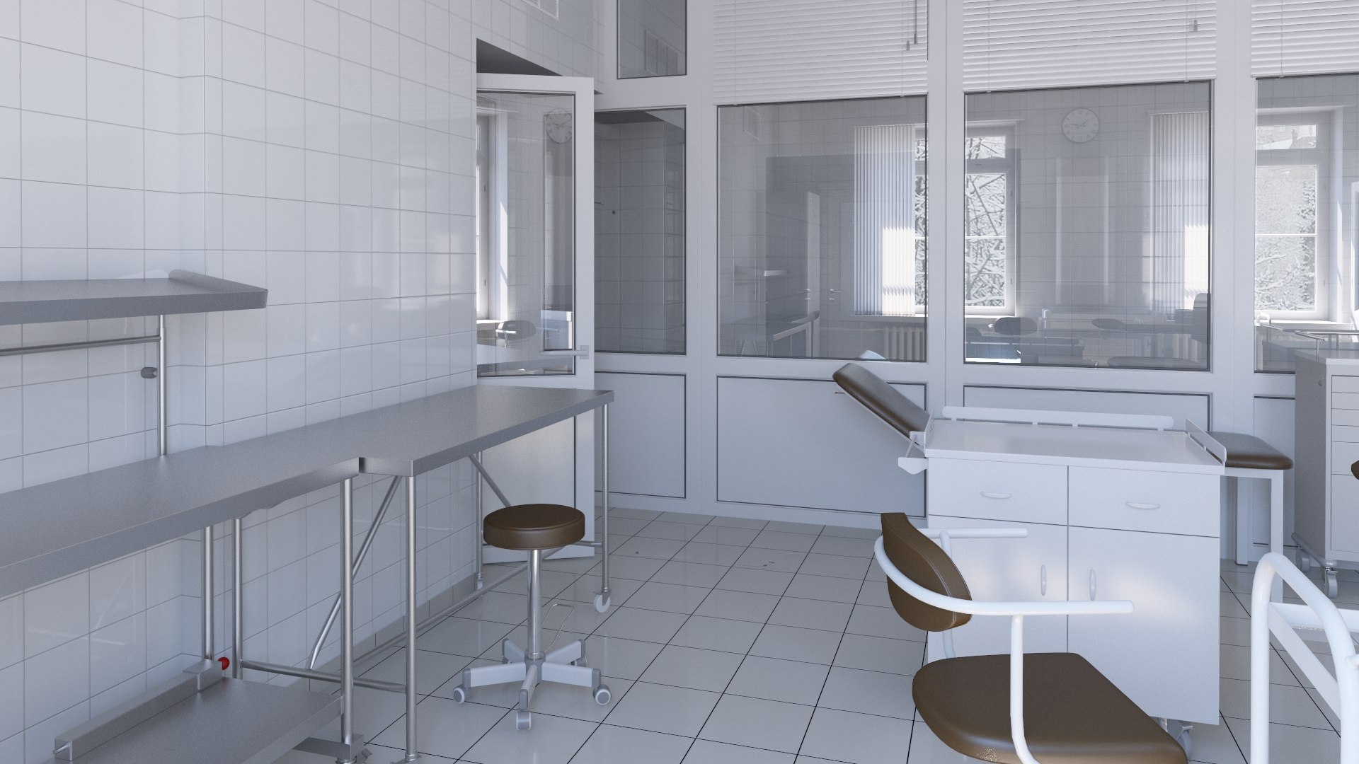 3D Medical Phlebotomy Room 1 Model - TurboSquid 2013139