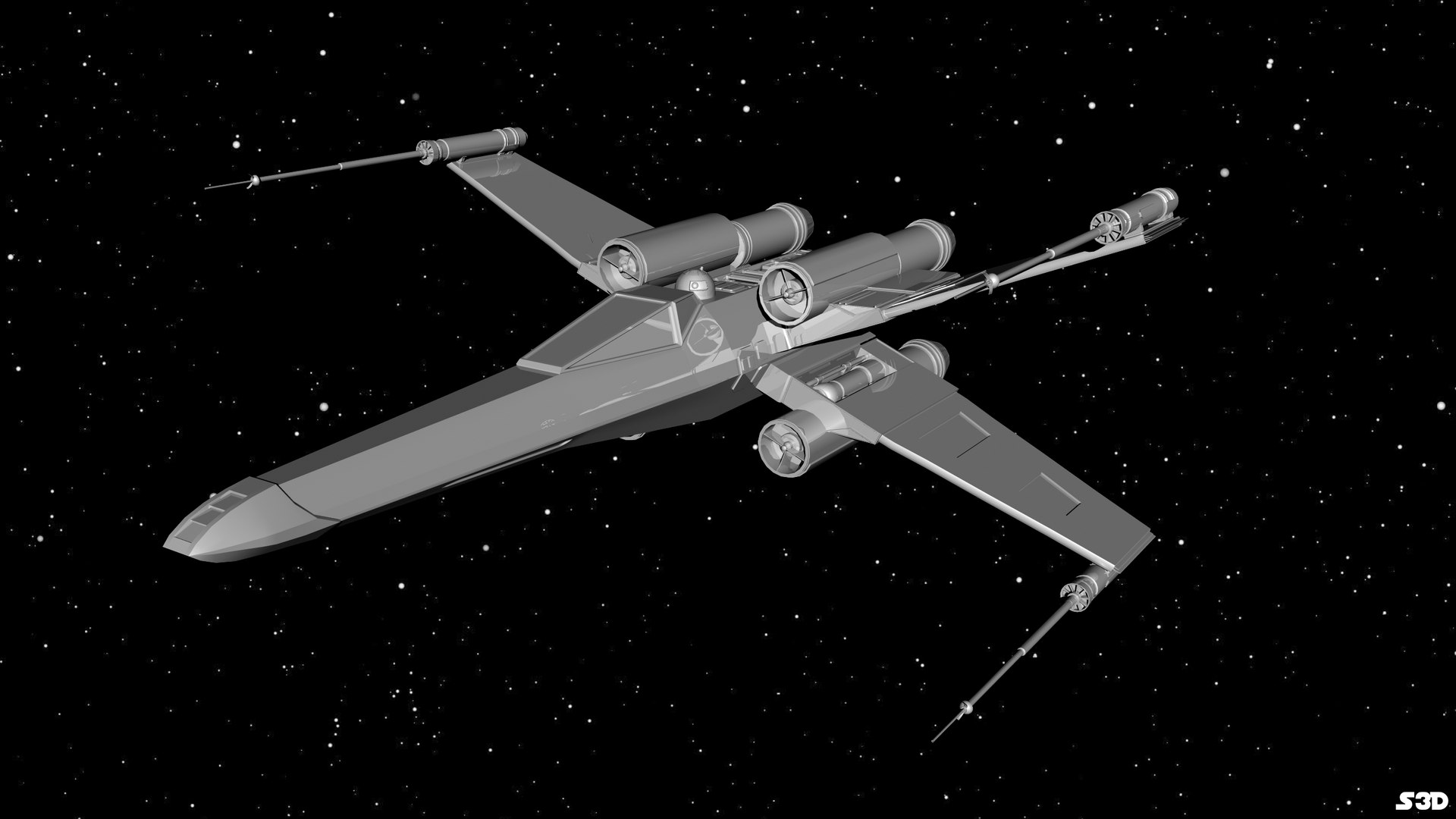 3D Star Wars X-Wing model - TurboSquid 1794269