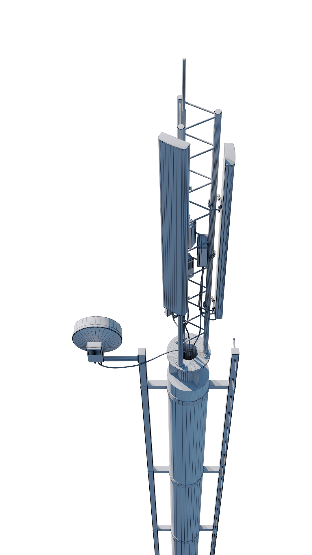 Cell tower 3D model - TurboSquid 1672107