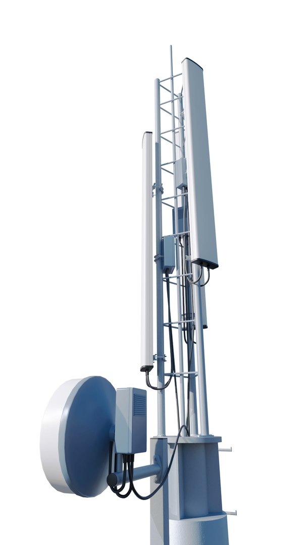 Cell Tower 3D Model - TurboSquid 1672107